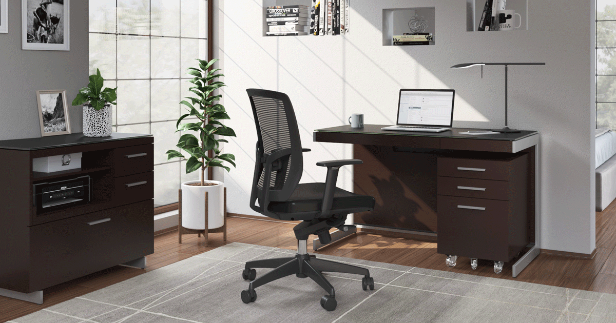 Sequel 6003 Compact Modern Small Office Desk | BDI Furniture