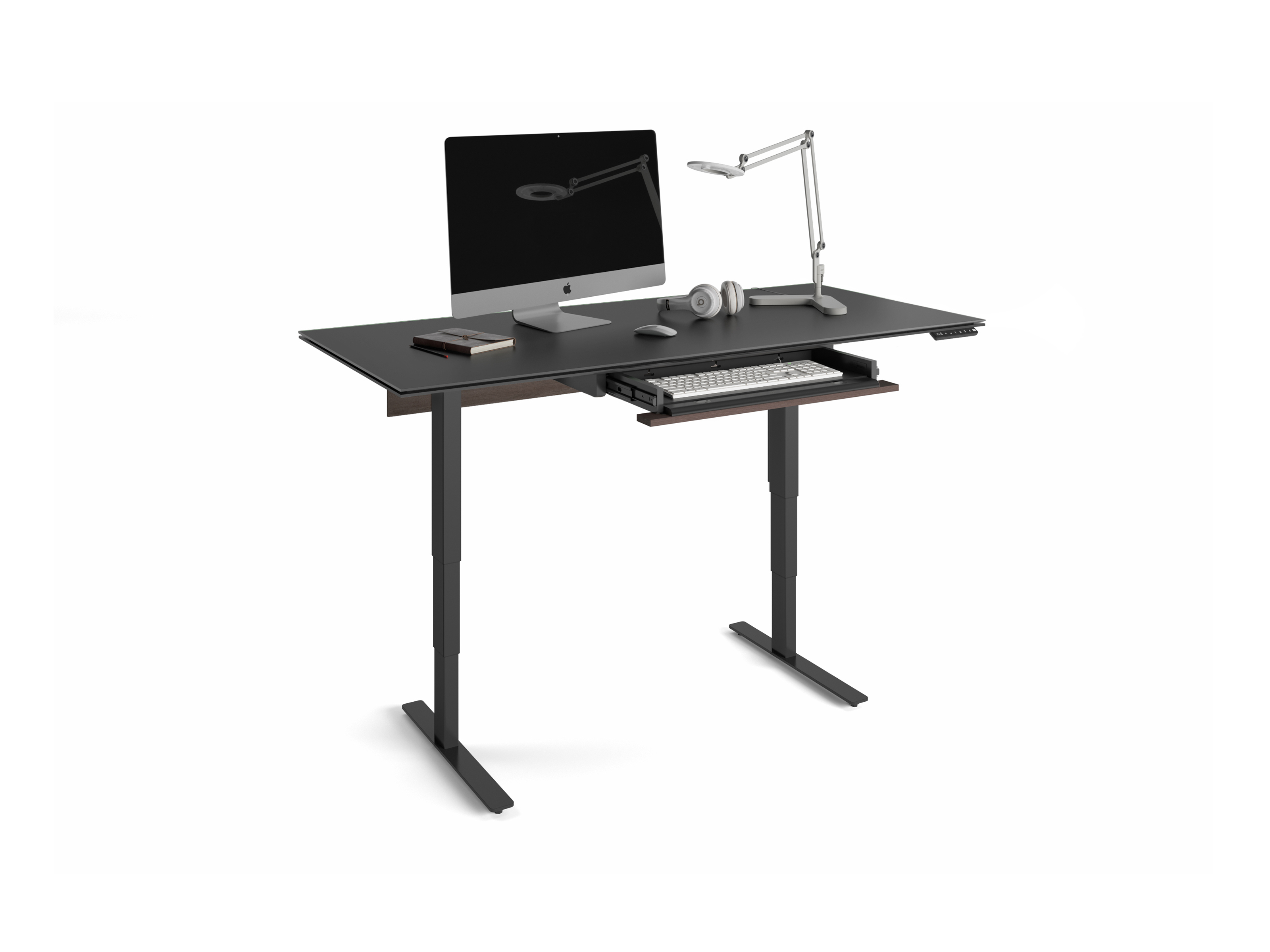 Stance 6652 Large Height Adjustable Standing Desk | BDI Furniture