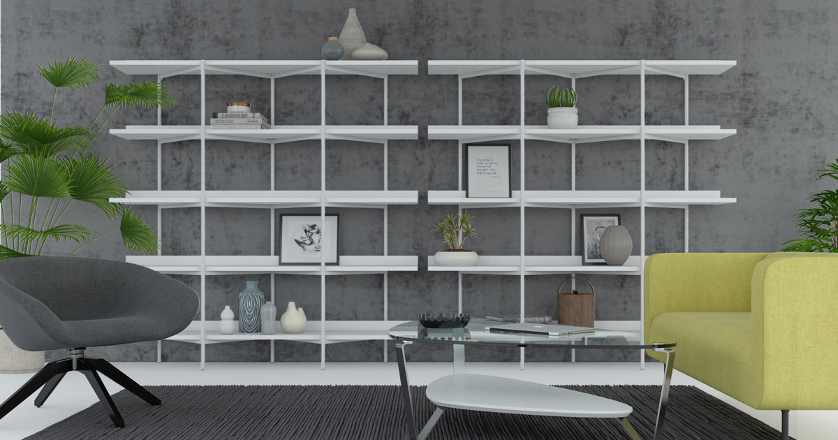 Modern Living Room Shelves, Shelving Units, and Bookcases | BDI Furniture