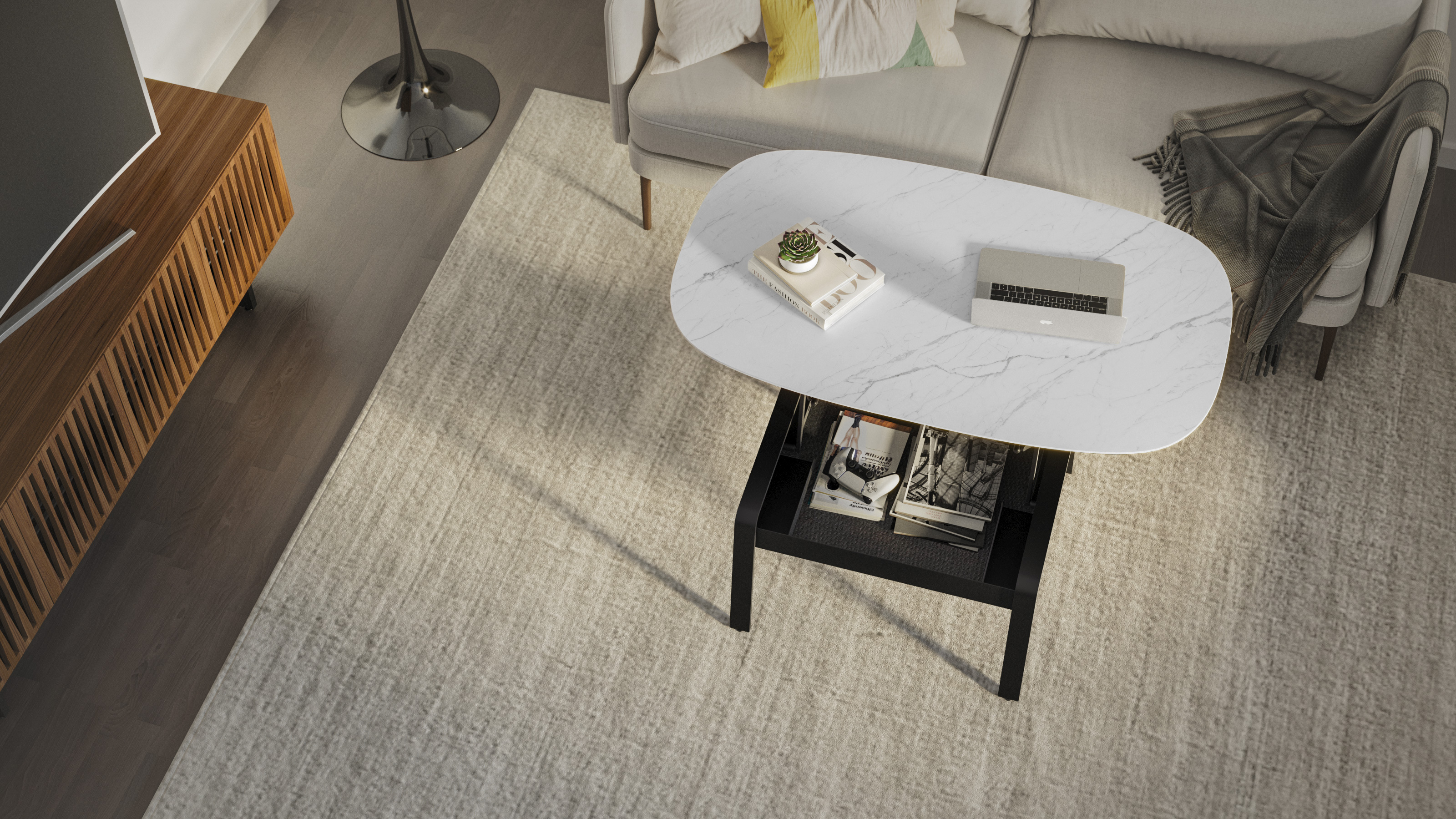 Cloud 9 1182 Lift Top Coffee Table | BDI Furniture