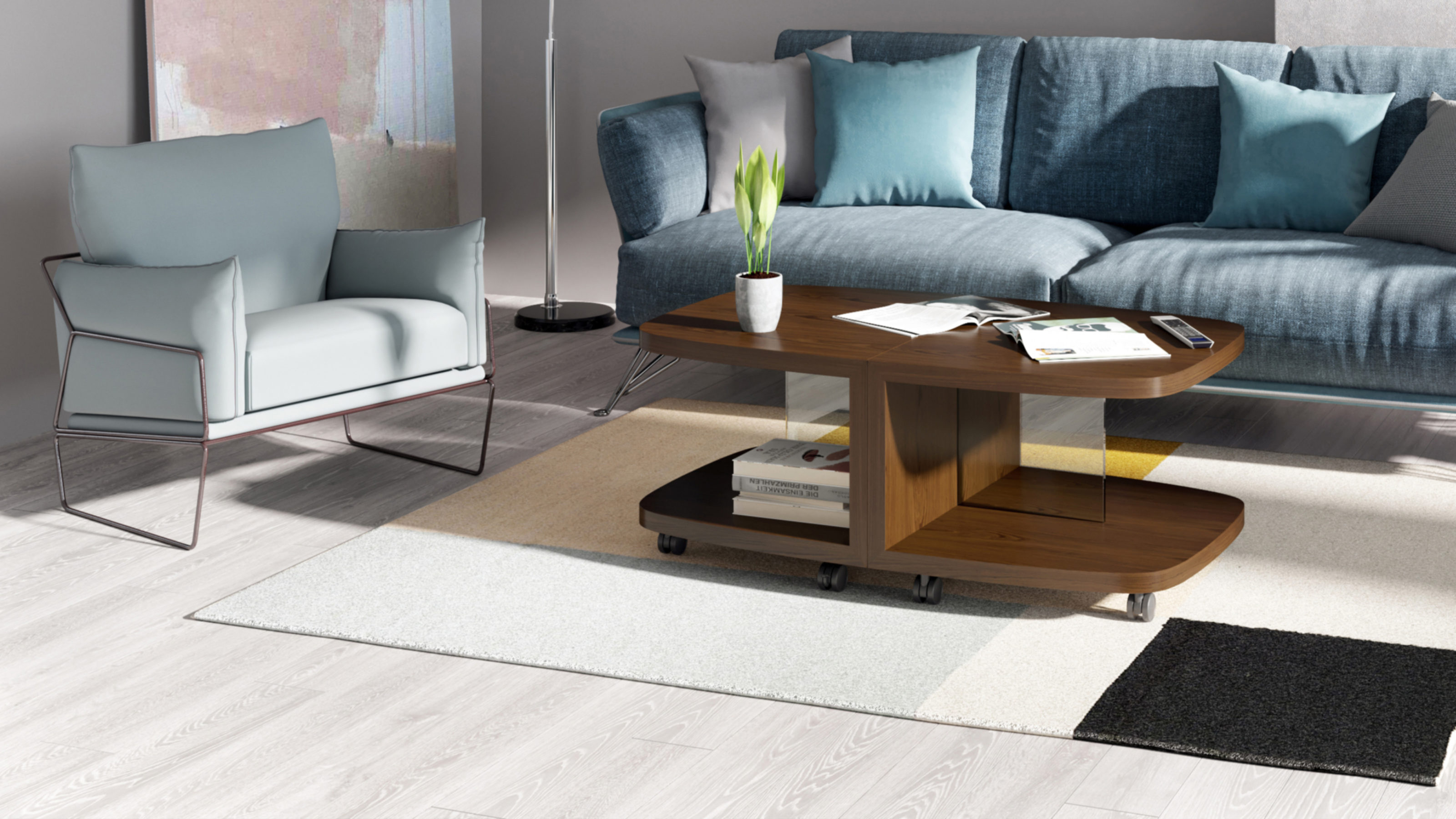 Muv 1252 Motion Tables | Moveable Coffee & End Tables | BDI Furniture