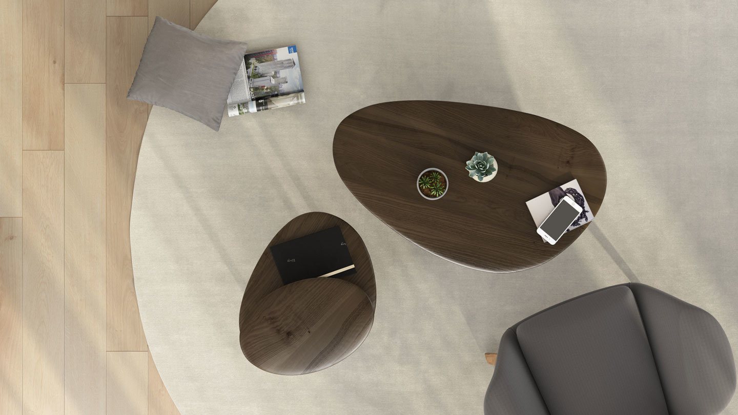 Orlo 1956 Solid Walnut Hardwood End Table | BDI Furniture