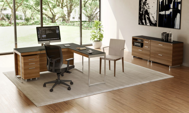 Sequel 6108 Compact Desk Magnetic Back Panel | BDI Furniture